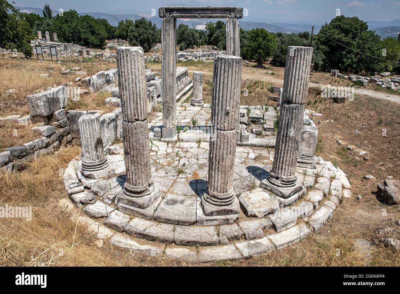 Ruins of the ancient city of Lagina, Yatağan, Muğla, Turkey Stock Photo - Alamy