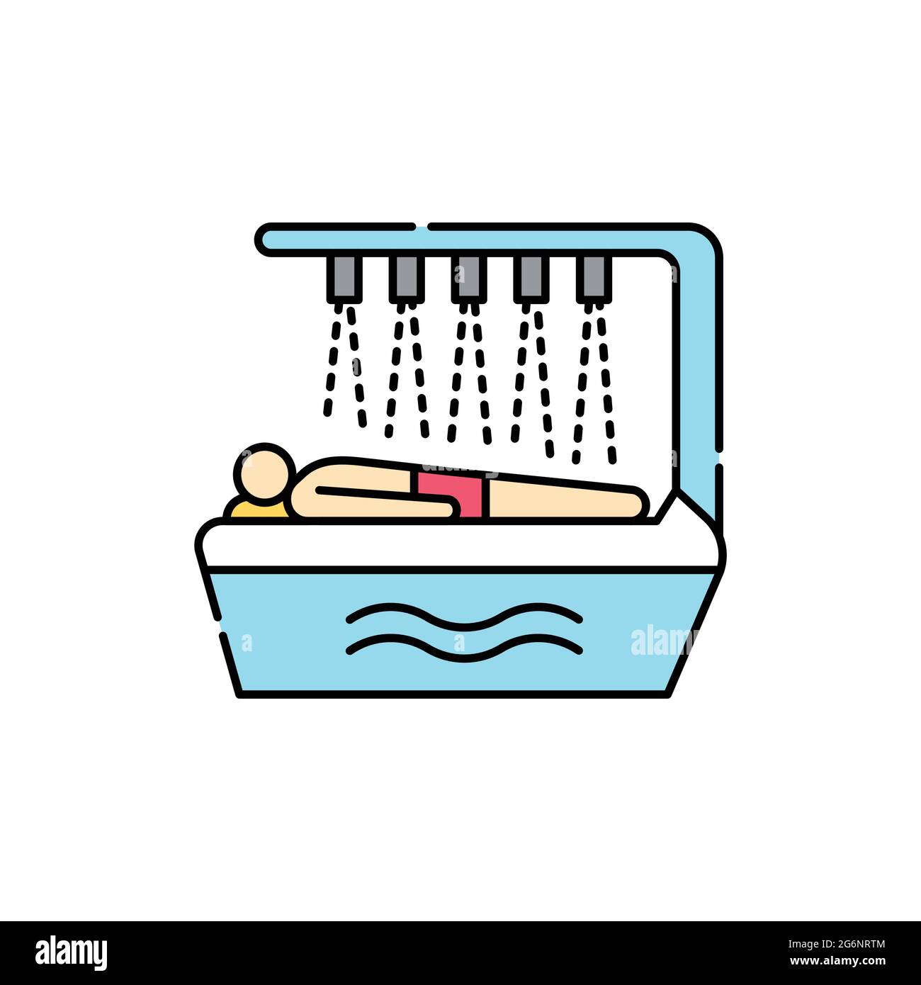 Mobile shower Stock Vector Images - Alamy