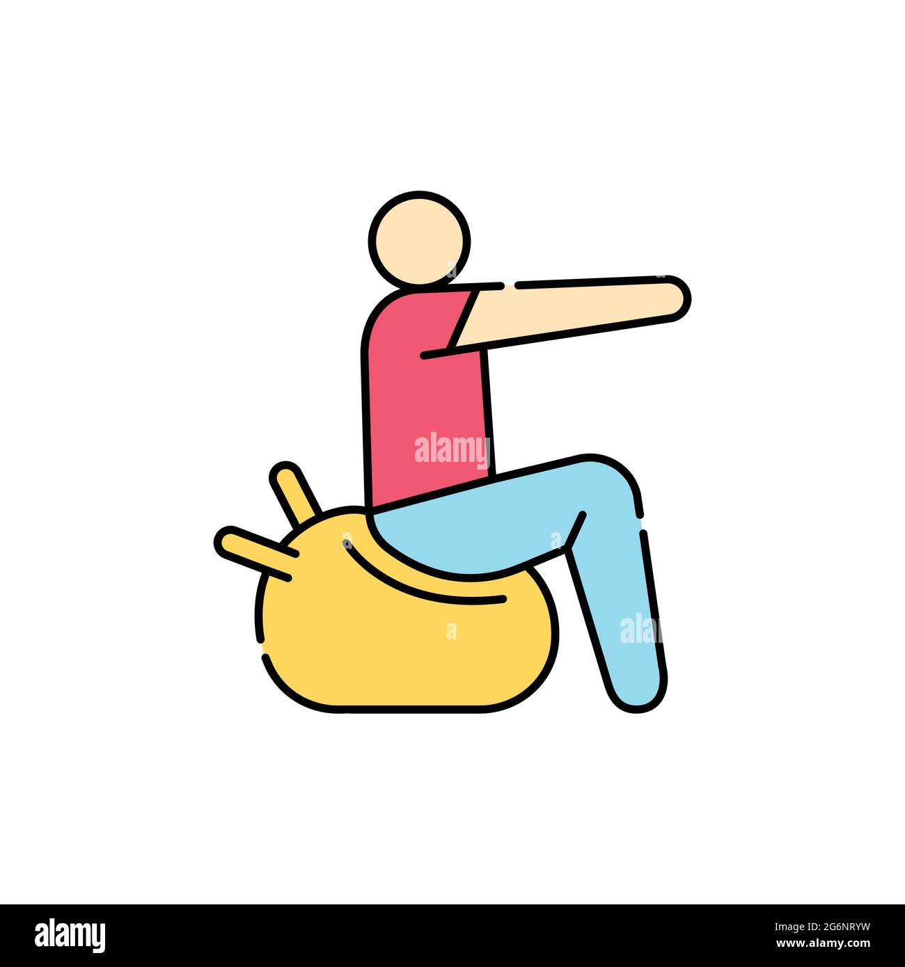 Exercise aid Stock Vector Images - Alamy