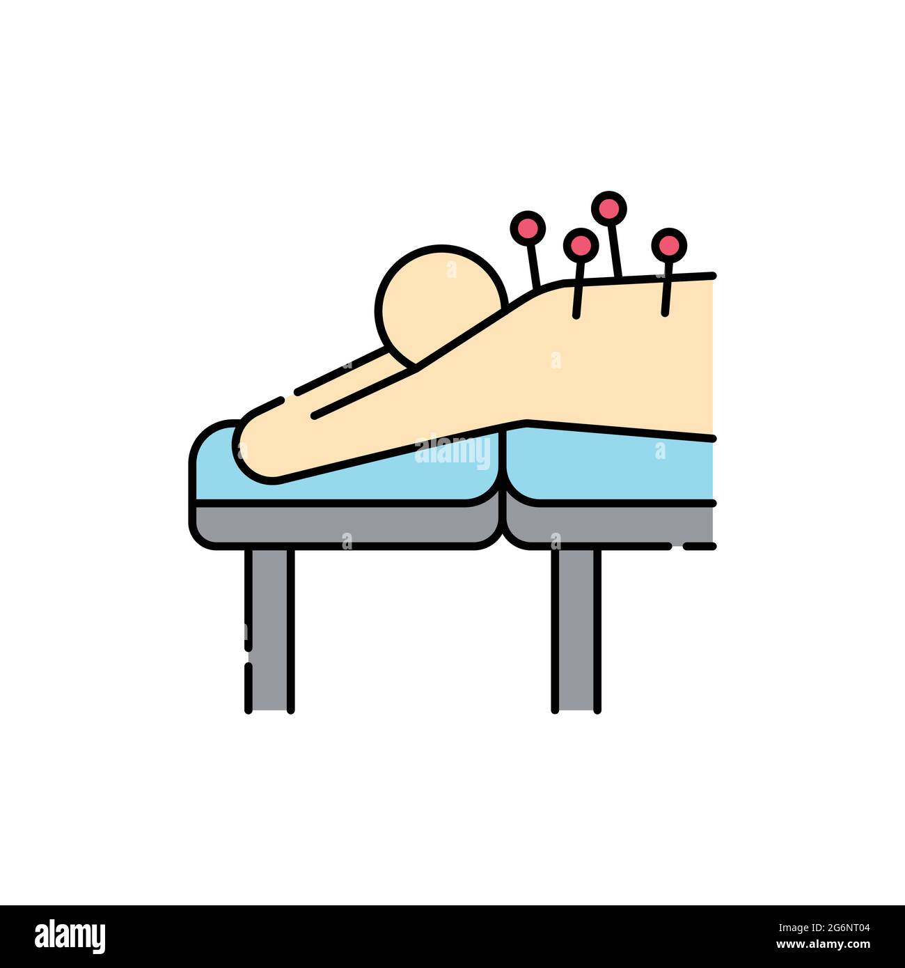 Acupuncture Drawing High Resolution Stock Photography and Images - Alamy