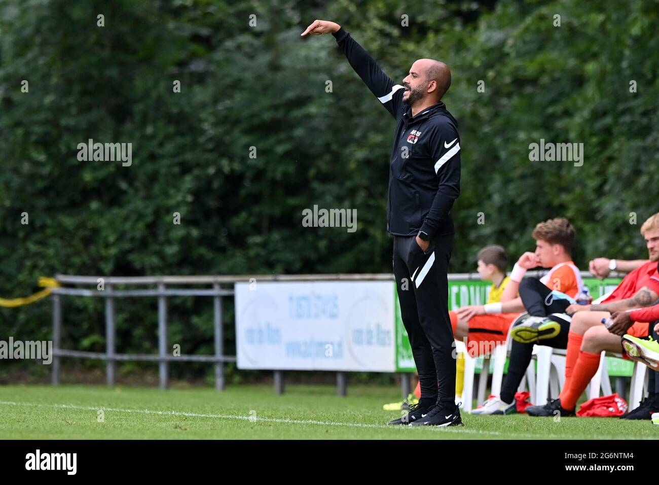 EPE, NETHERLANDS - JULY 7: Pascal Jansen of AZ during the Pre Season ...