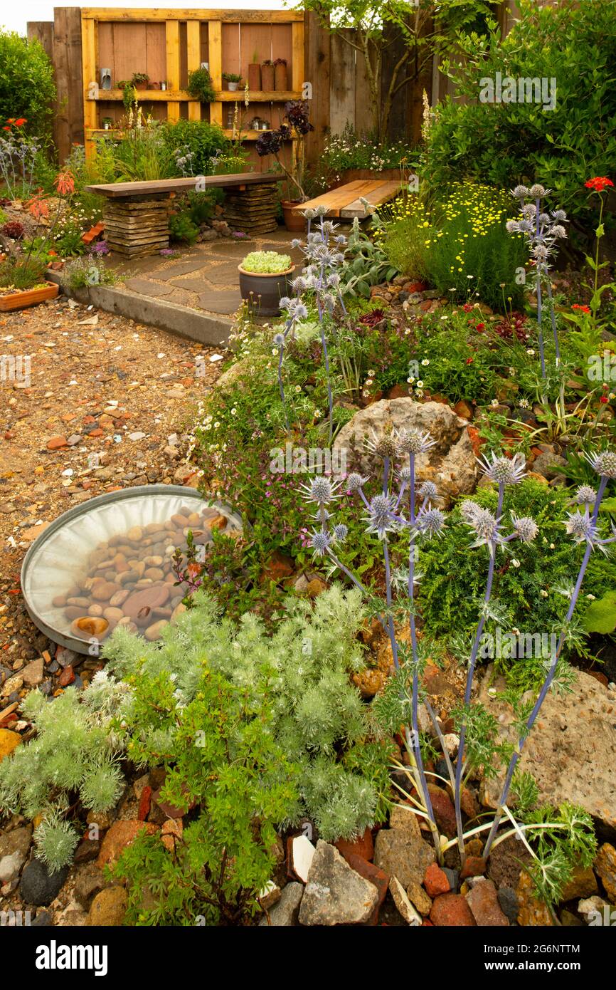 The Punk Rockery Garden at the Hampton Court Palace Garden Festival ...