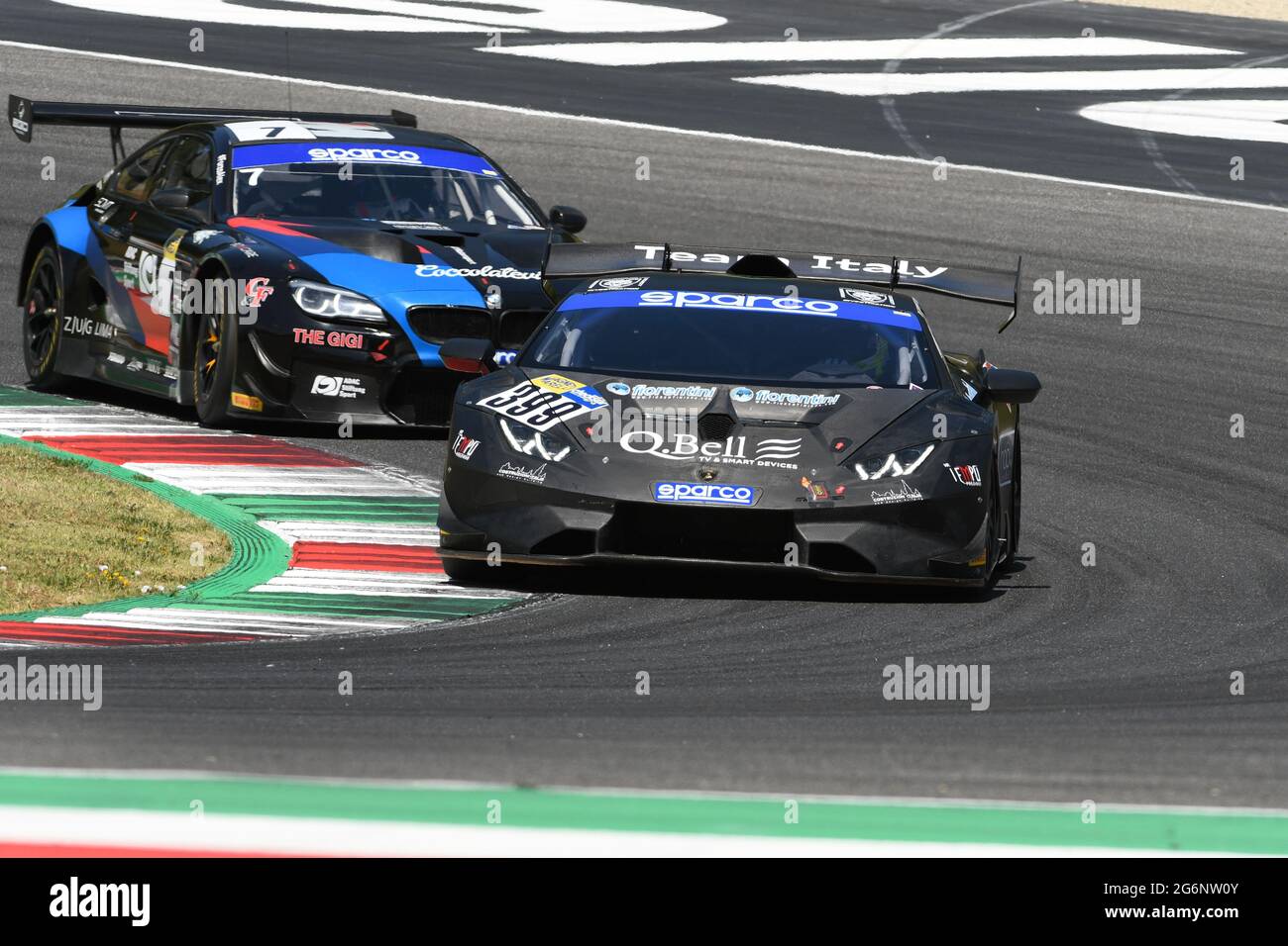 Mugello Circuit, Italy - July 2, 2021: Lamborghini Huracan GT3 Evo of ...