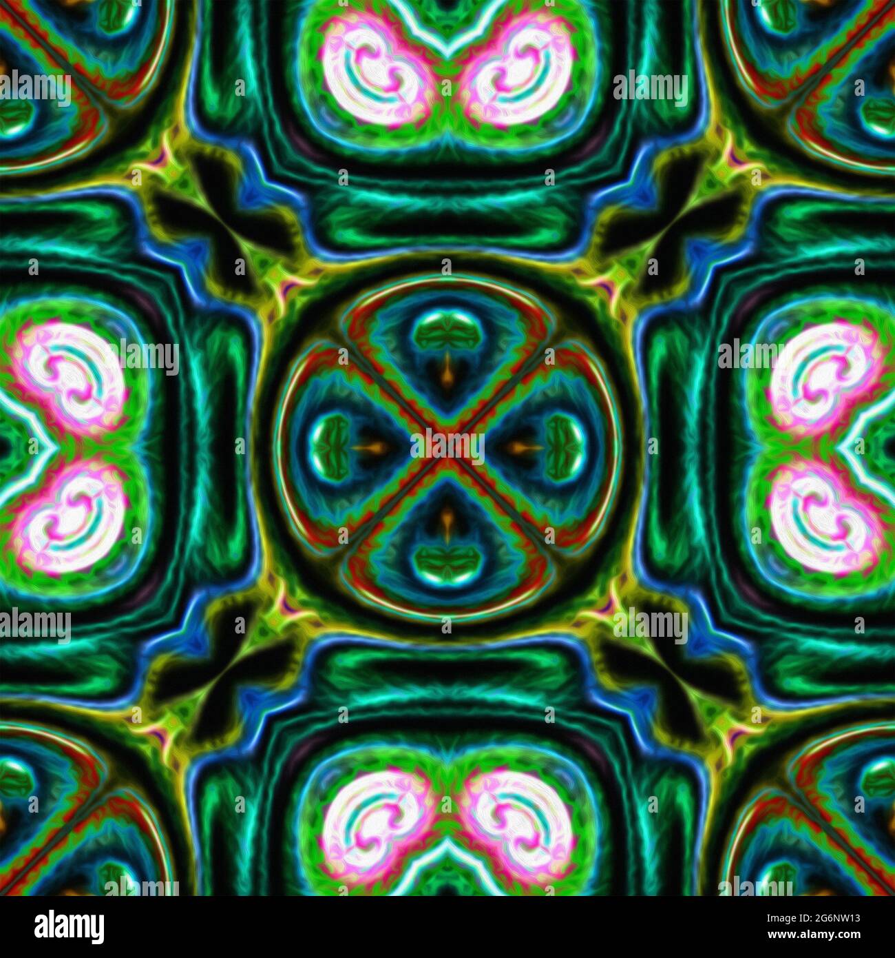 Abstract Decorative Texture Kaleidoscope Pattern Abstract Art Classic ...