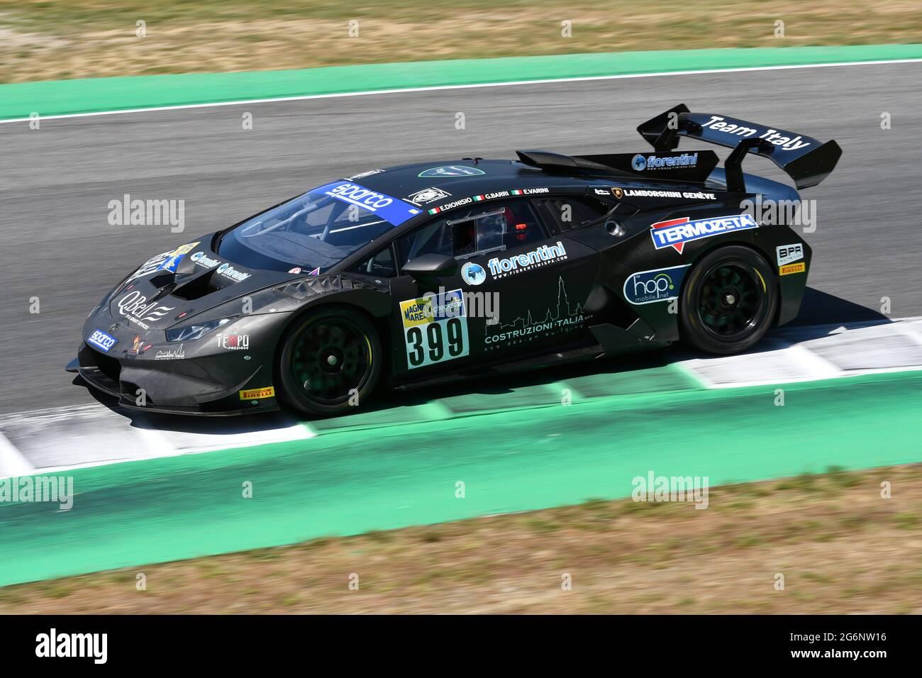 Mugello Circuit, Italy - July 2, 2021: Lamborghini Huracan GT3 Evo of ...