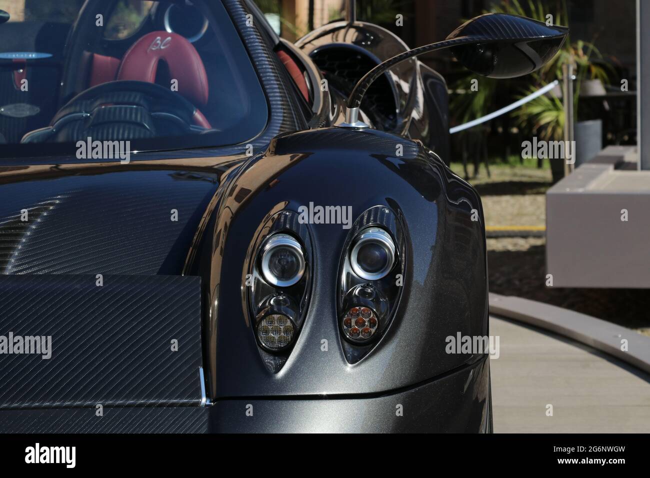 MODENA, ITALY, July 1 2021 - Motor Valley Fest exhibition, Pagani Imola ...