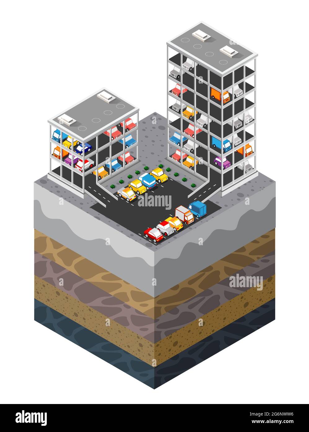 Underground parking design hi-res stock photography and images - Alamy