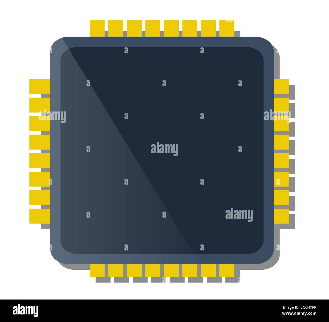 Microcircuit microelectronics Stock Vector Images - Alamy