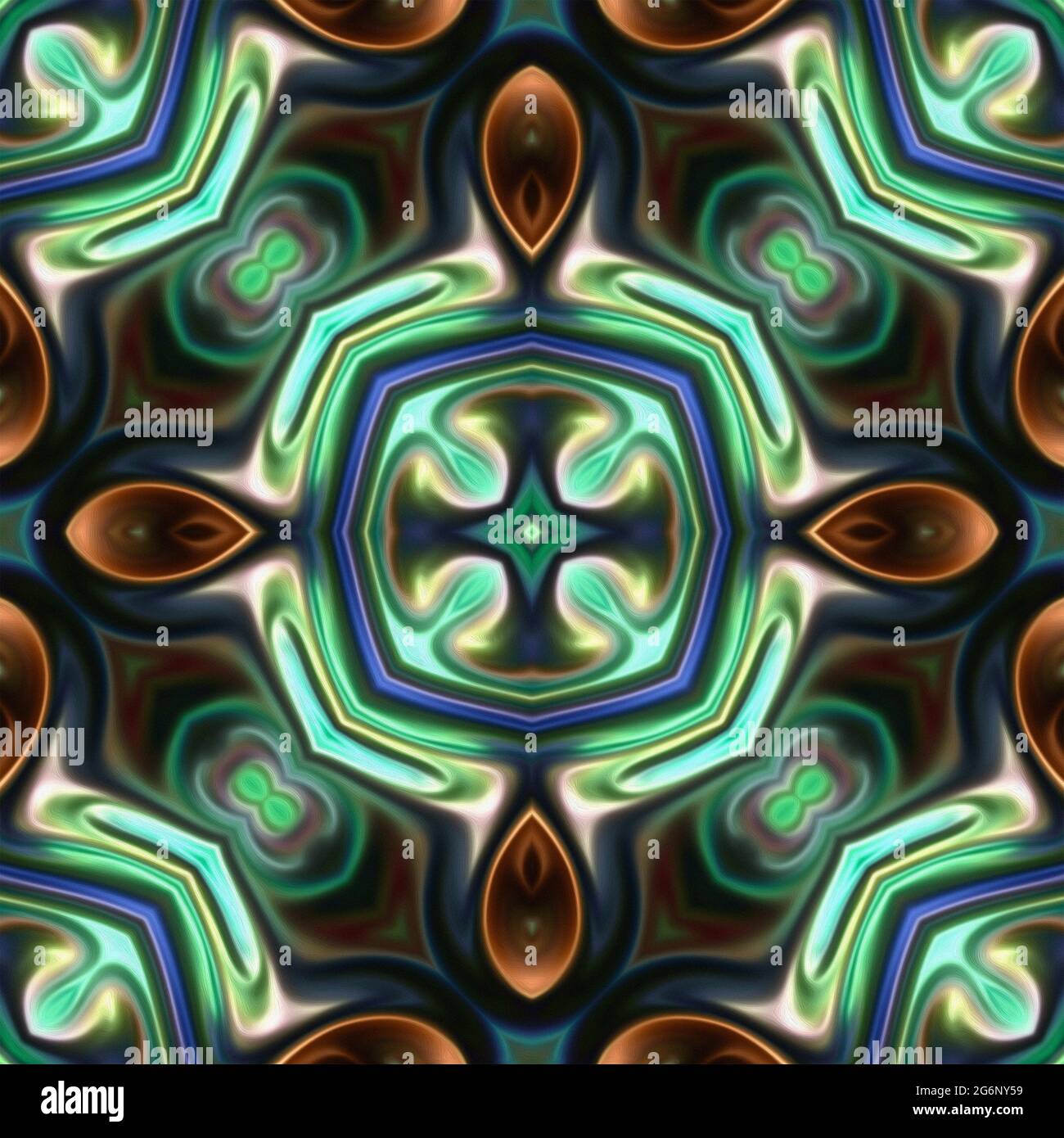 Abstract Decorative Texture Kaleidoscope Pattern Abstract Art Classic ...