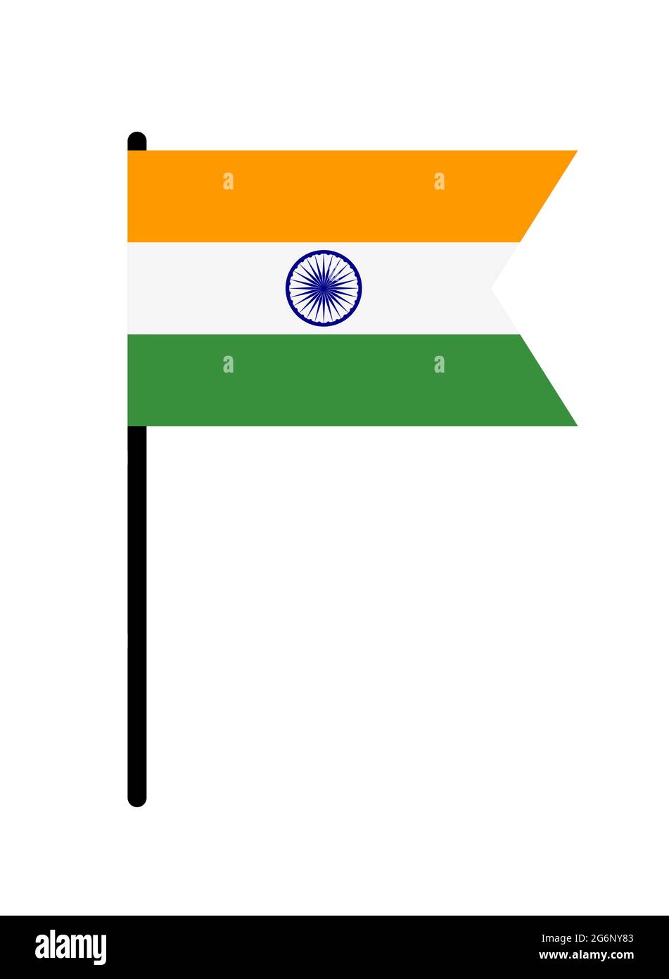 Abstract India Flag Sign. Vector Illustration EPS10 Stock Vector Image ...