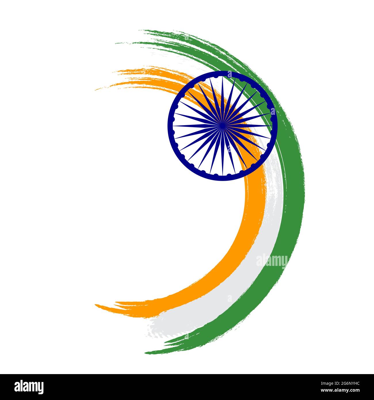 Abstract India Flag Sign. Vector Illustration EPS10 Stock Vector Image ...