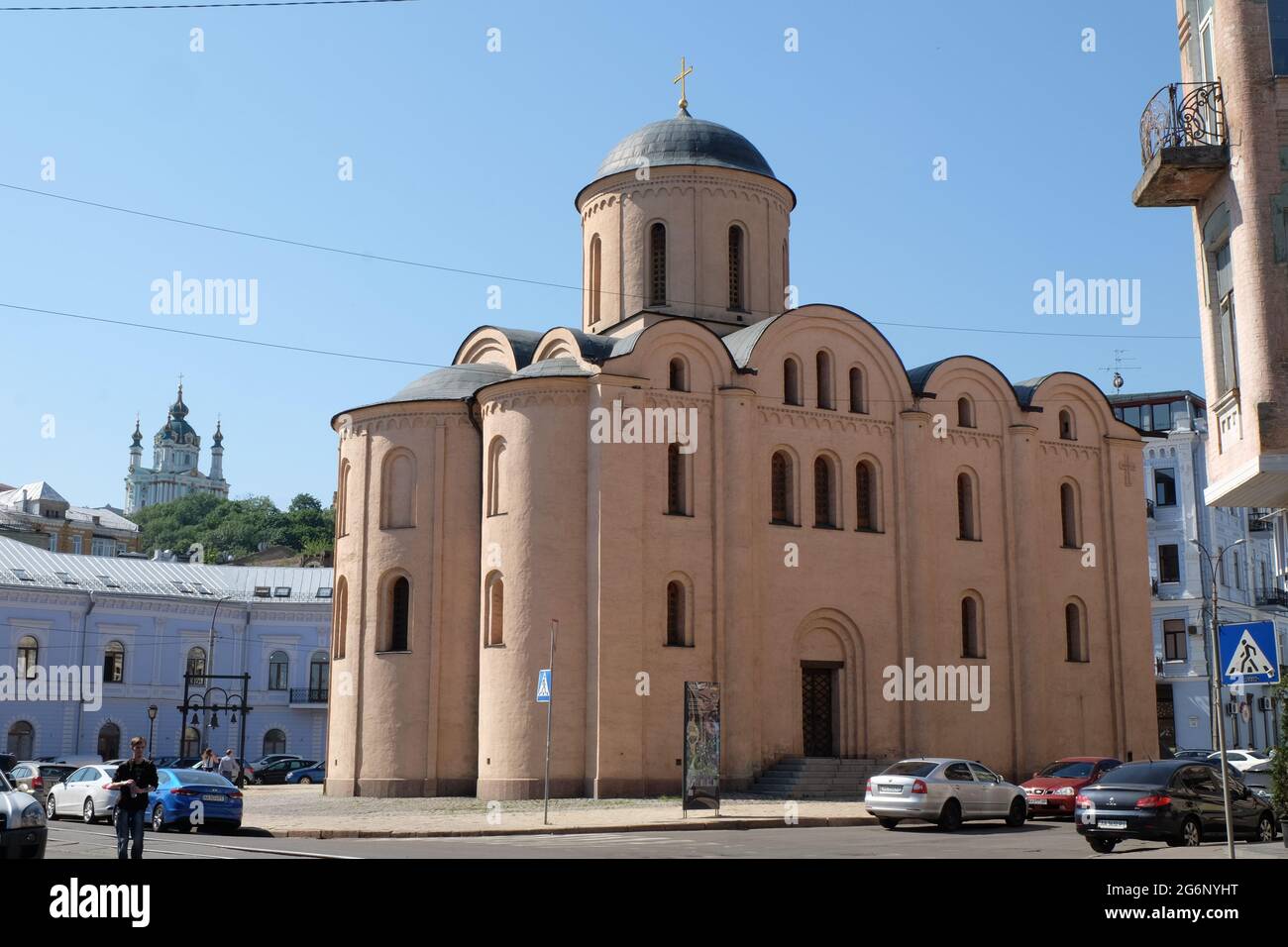 Pyrohoshcha Dormition of the Mother of God Church in Podil square was ...