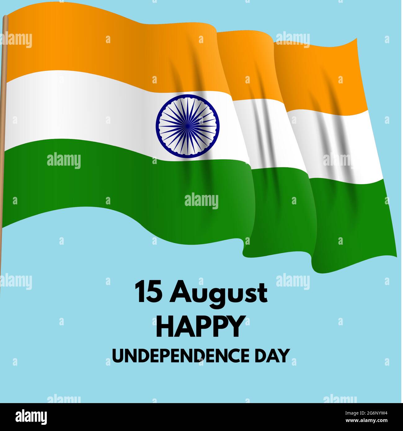 15 August Happy India Independence Day Holiday Background. Vector ...