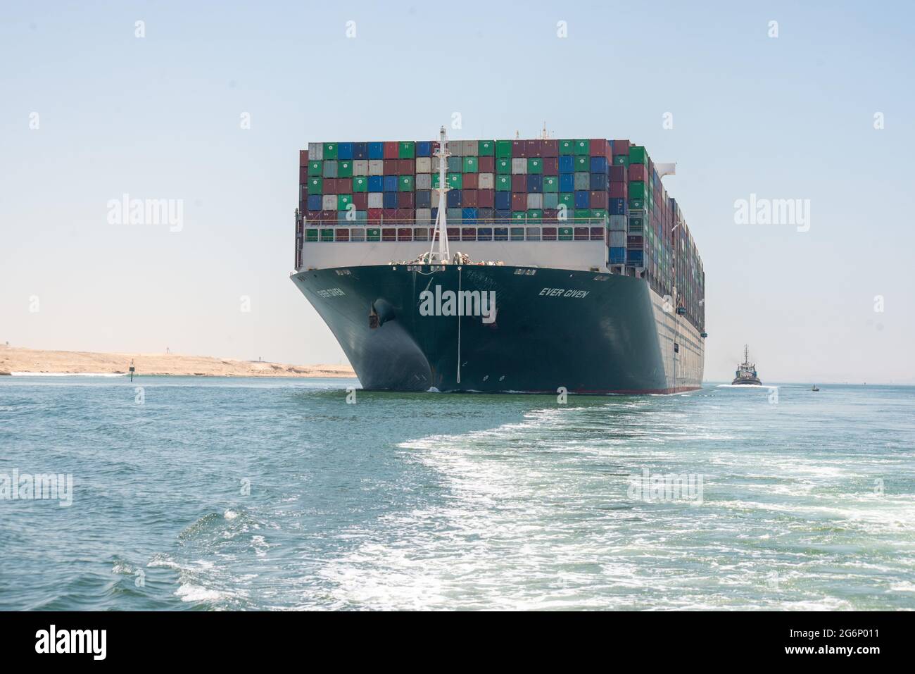 Ever given suez canal freed hi-res stock photography and images - Alamy