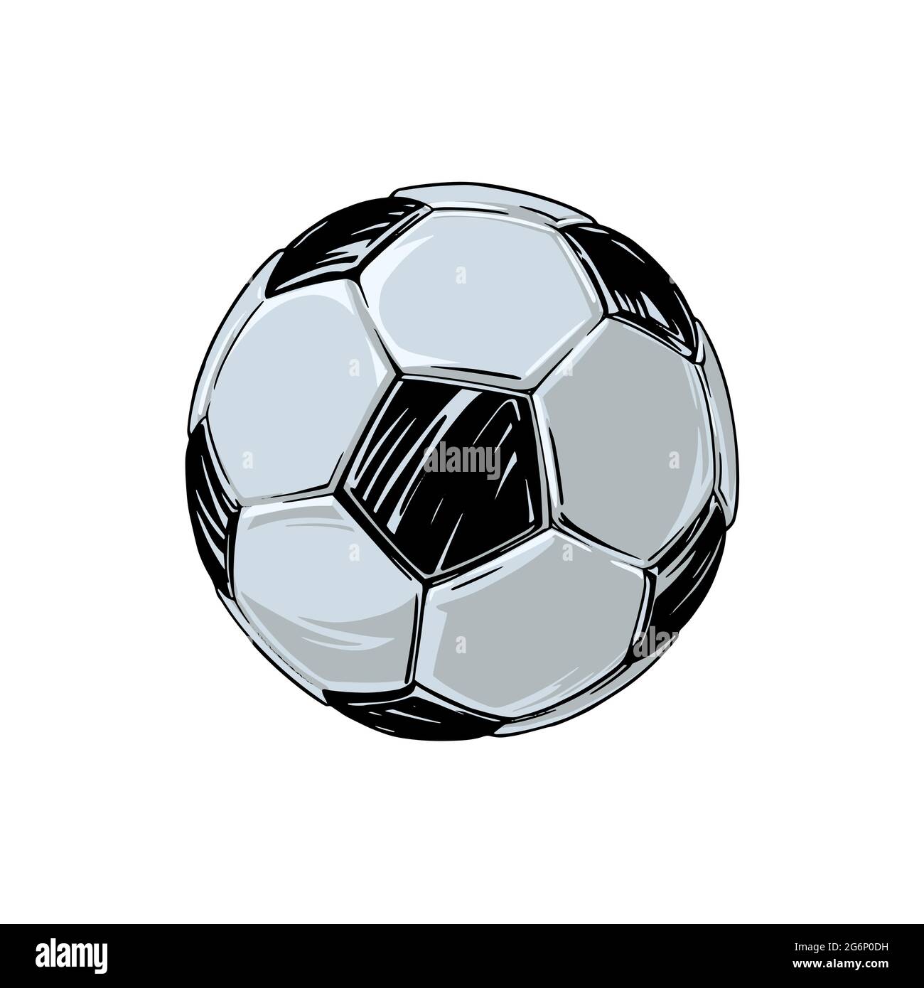 Old Soccer Ball Vector