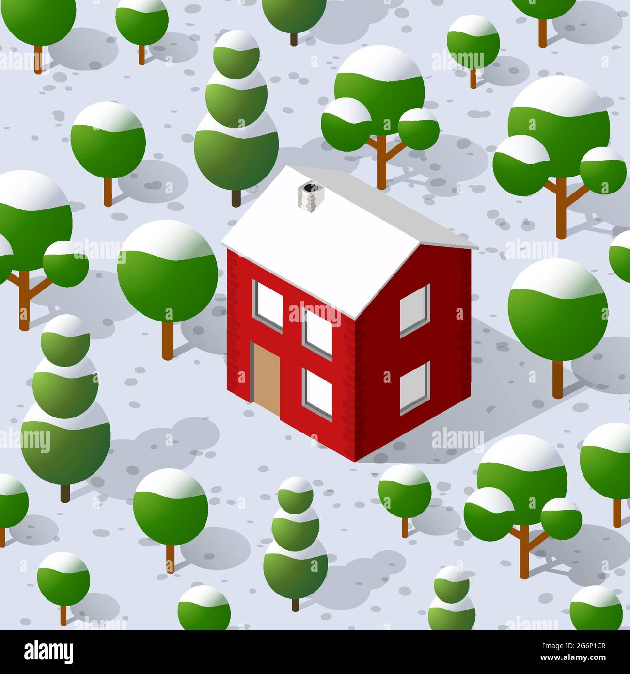 Sunshine in winter Stock Vector Images - Alamy