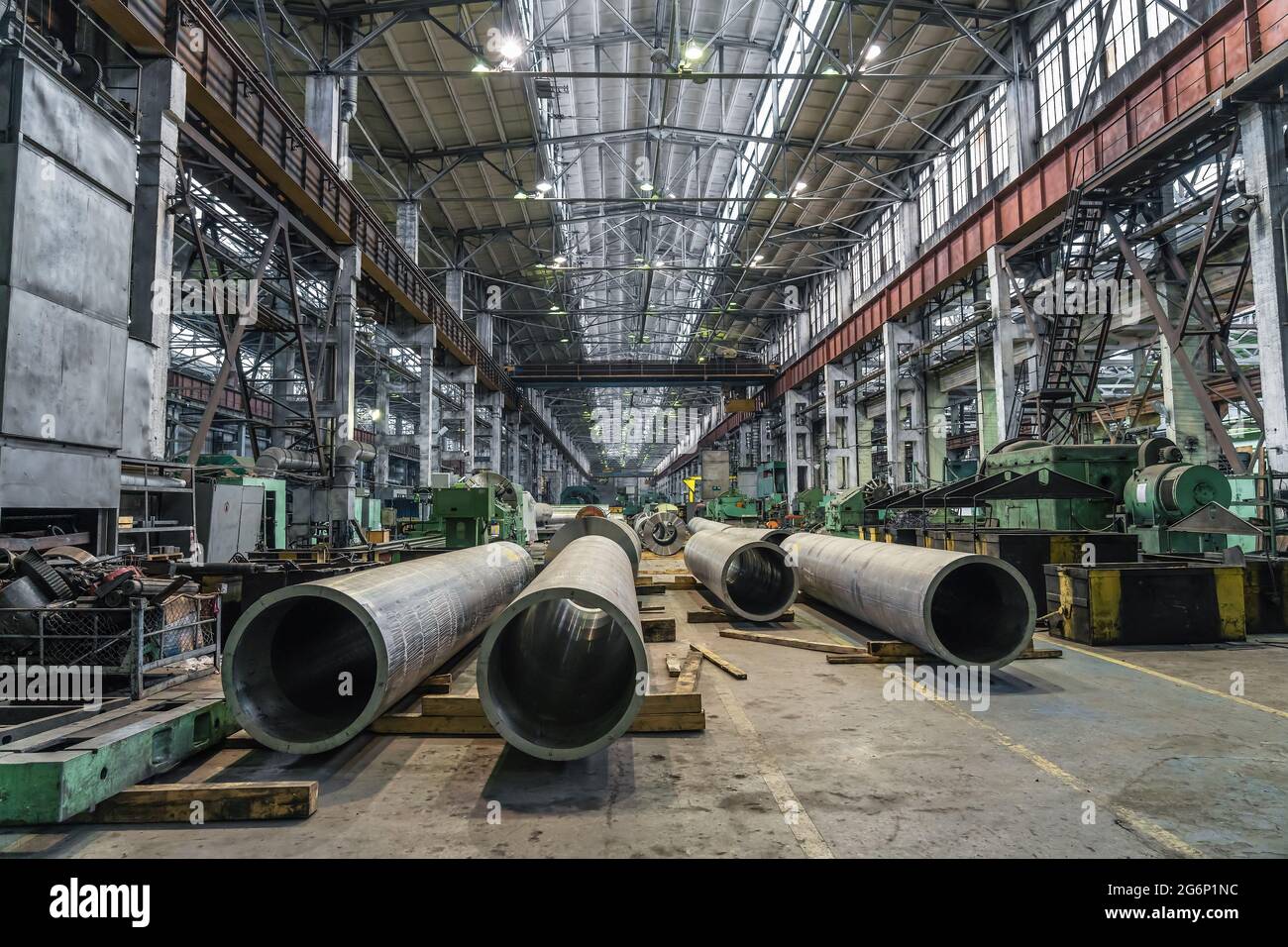 Metalwork factory, steel pipes for processing metal production ...