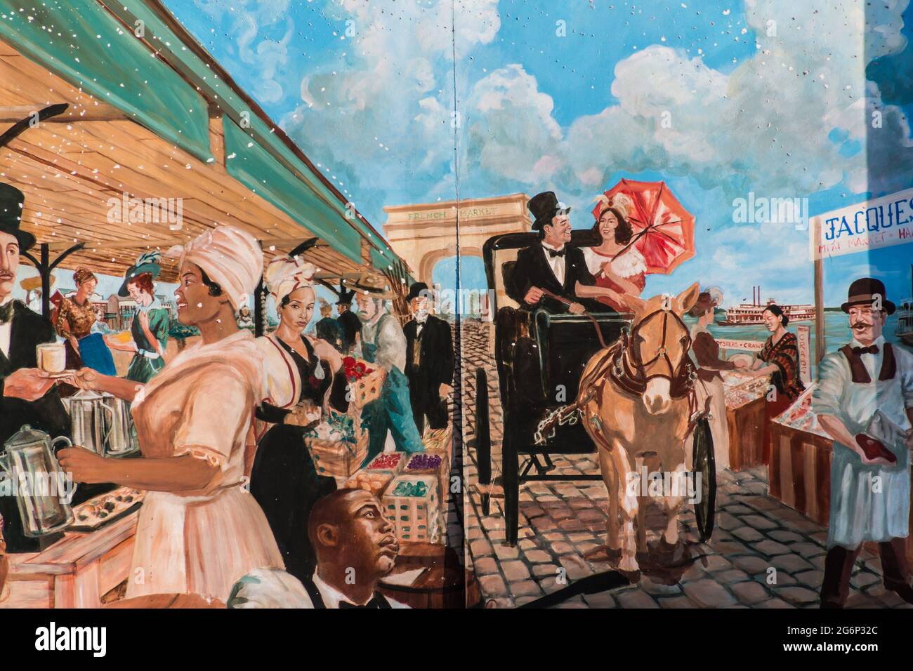 Painting mural bygone times hi-res stock photography and images - Alamy