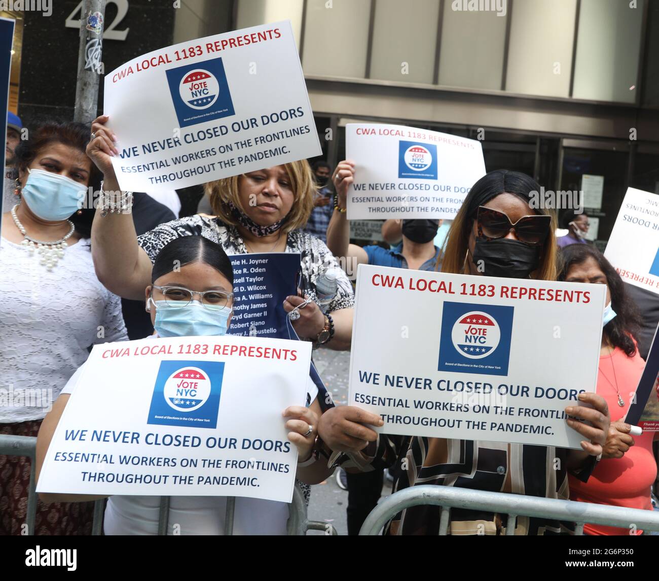 New York, New York, USA. 7th July, 2021. Parade goers attend the ...