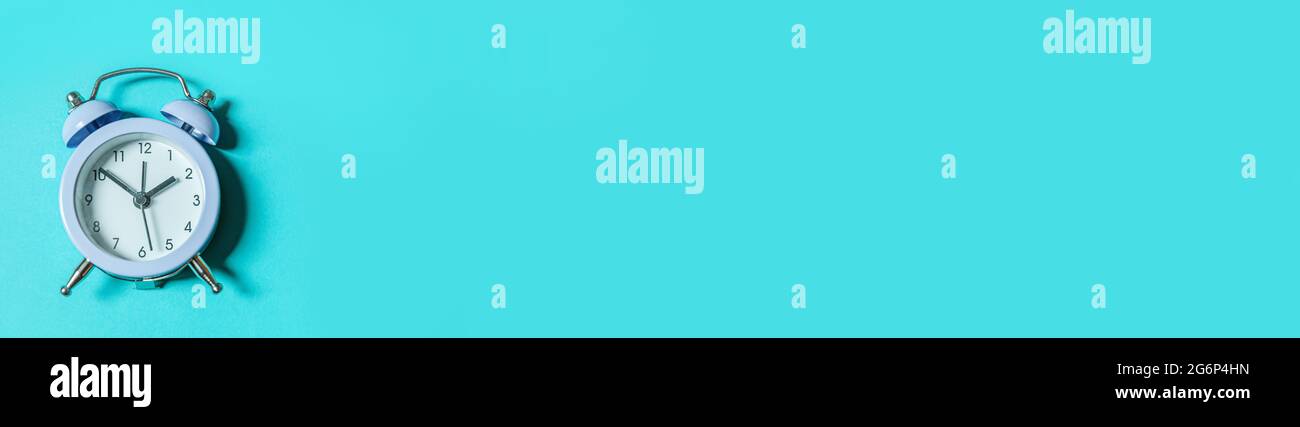 Simply minimal design ringing twin bell vintage classic alarm clock ...