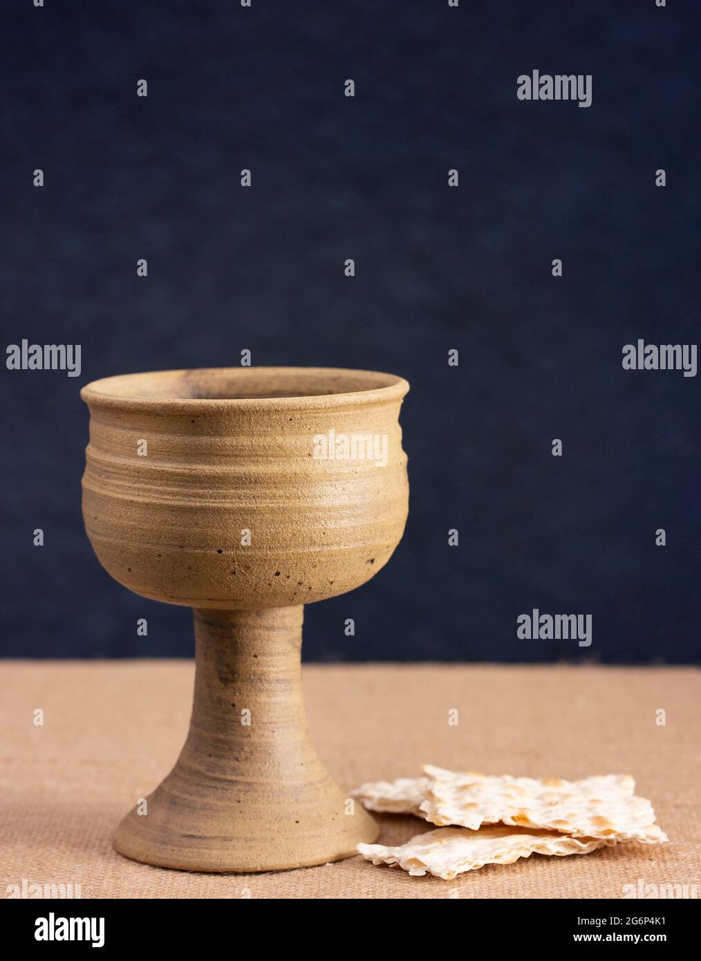 The Holy Communion or Lords Supper Symbols of Jesus Christ Stock Photo ...