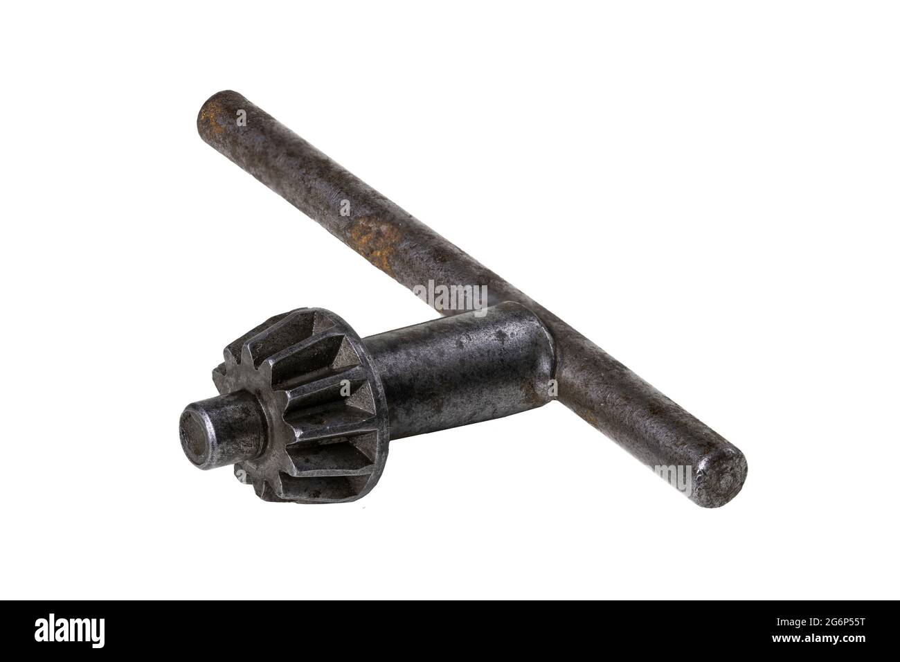 Metal key for the drill spindle. Accessories used to assemble drills ...