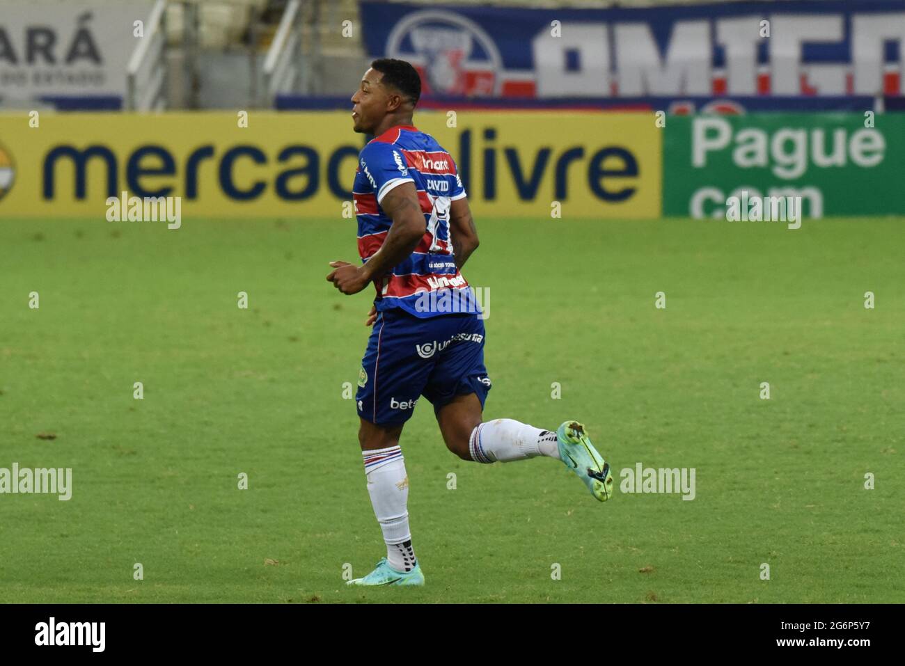 Fortaleza, Brazil. 07th July, 2021. David celebrates after scoring a ...