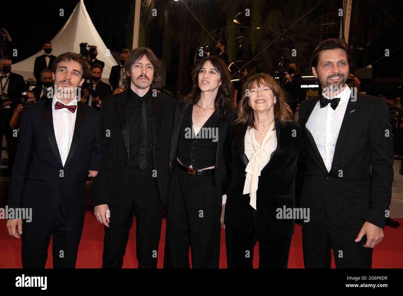 Cannes, France, 7th July 2021. Producers Romain Rousseau, Mathieu ...
