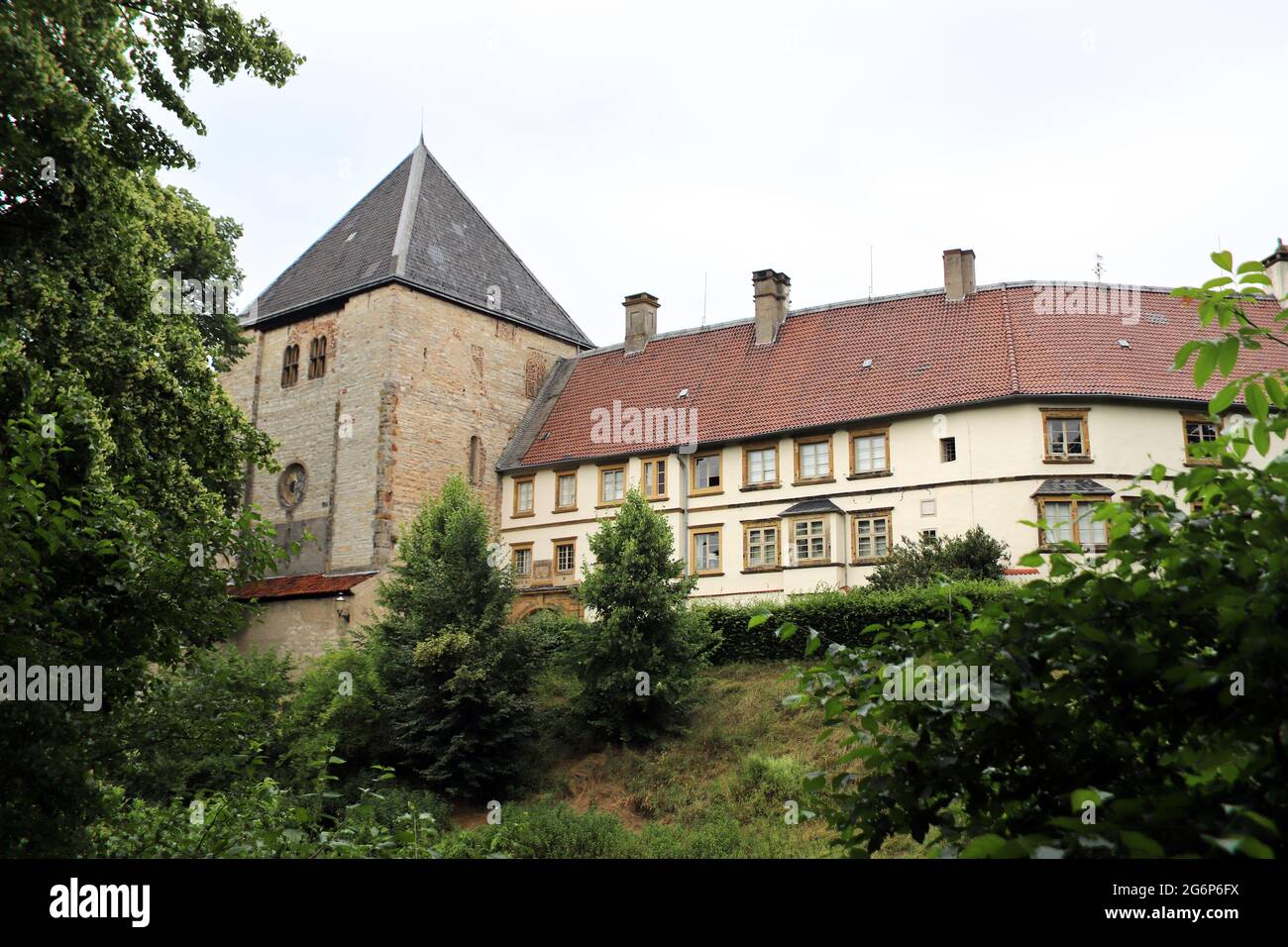 mittelalterliche Wasserburg Schloss Rheda, Rheda-Wiedenbrück, Nordrhein ...