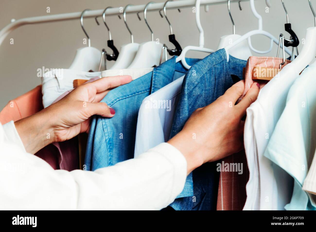 Choosing an outfit hi-res stock photography and images - Alamy