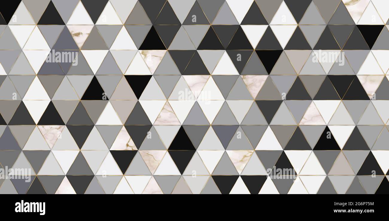Geometric pattern triangle shape and marble texture. Elegant background ...