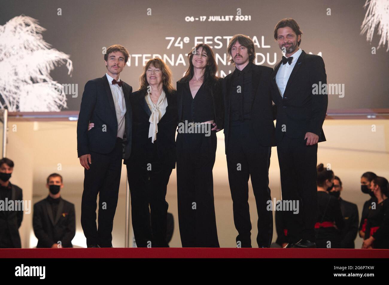 Cannes, France, 7th July 2021. Charlotte Gainsbourg, Jane Birkin ...