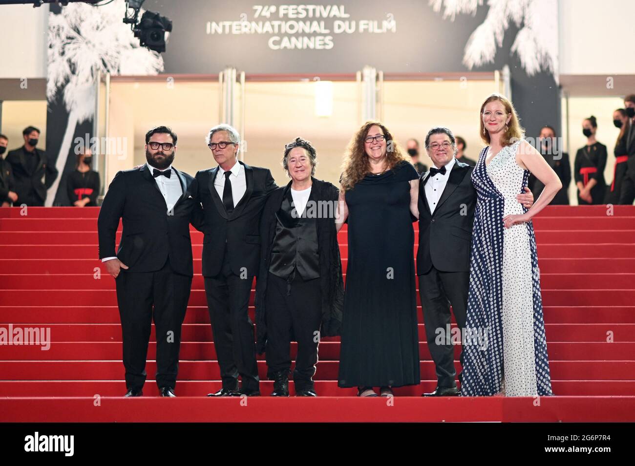 Cannes, France, 7th July 2021. Christopher Clements, Julie Goldman, Christine Vachon, Todd ...