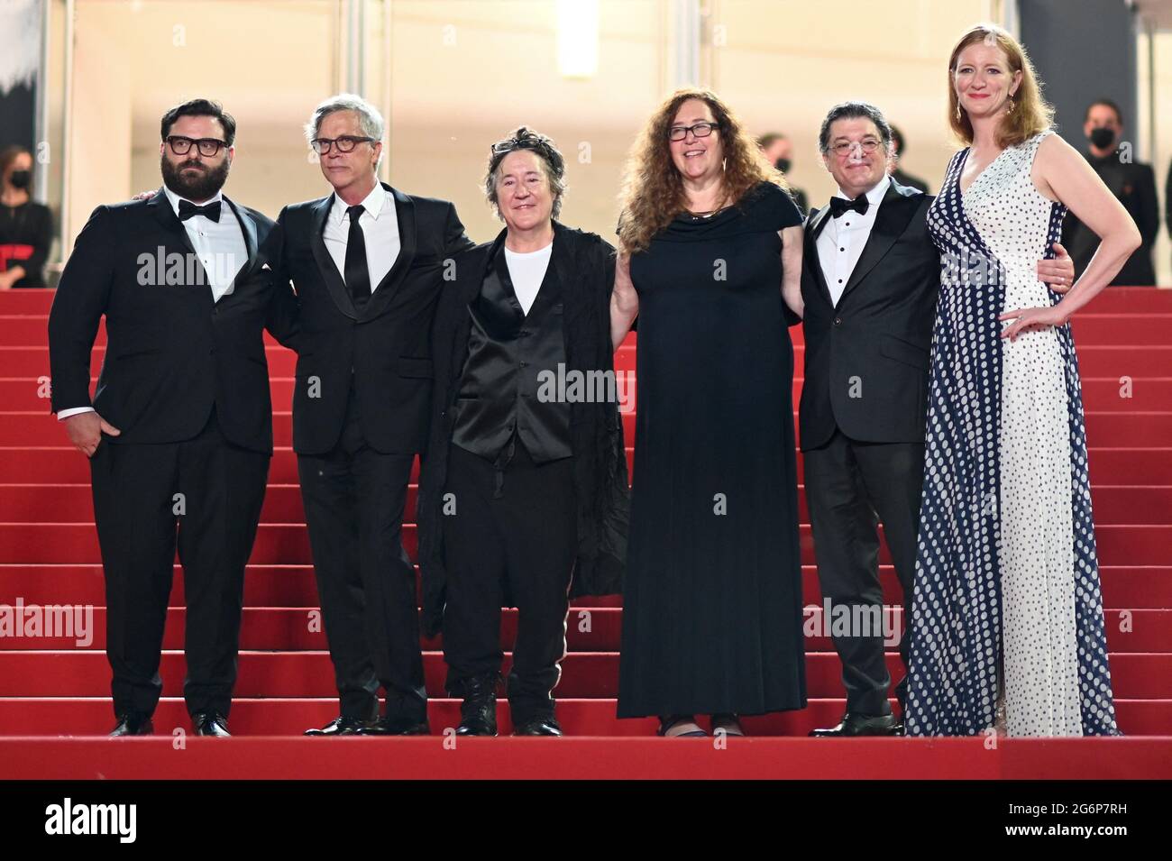 Cannes, France, 7th July 2021. Christopher Clements, Julie Goldman, Christine Vachon, Todd ...