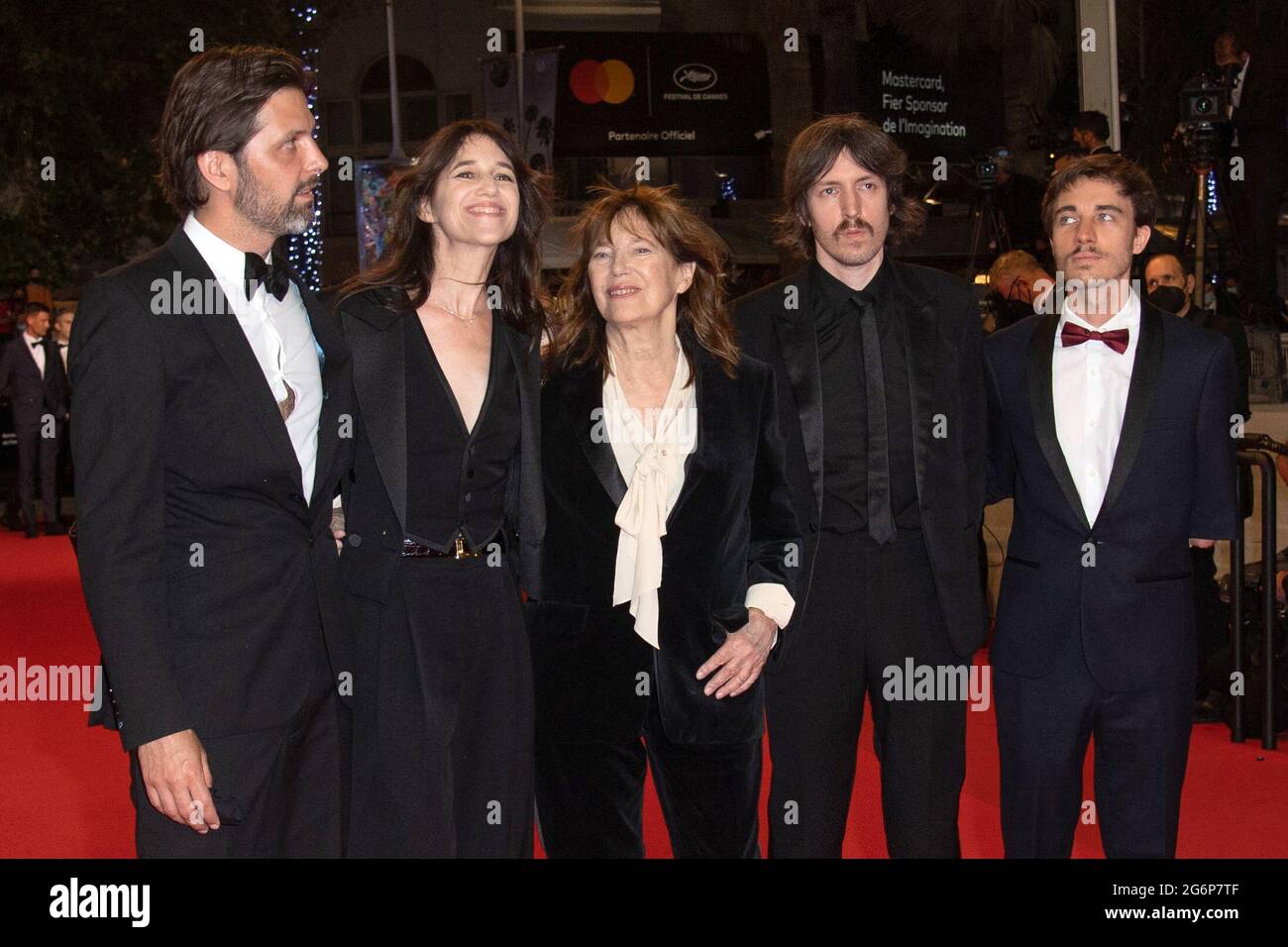 Cannes, France, 7th July 2021. Charlotte Gainsbourg, Jane Birkin ...
