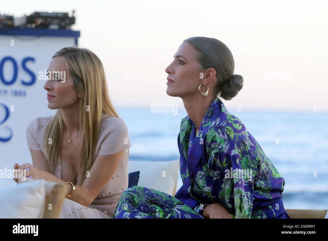 July 7, 2021: July 7, 2021 (Malaga) Sunset Larios in the Spa' allows us ...