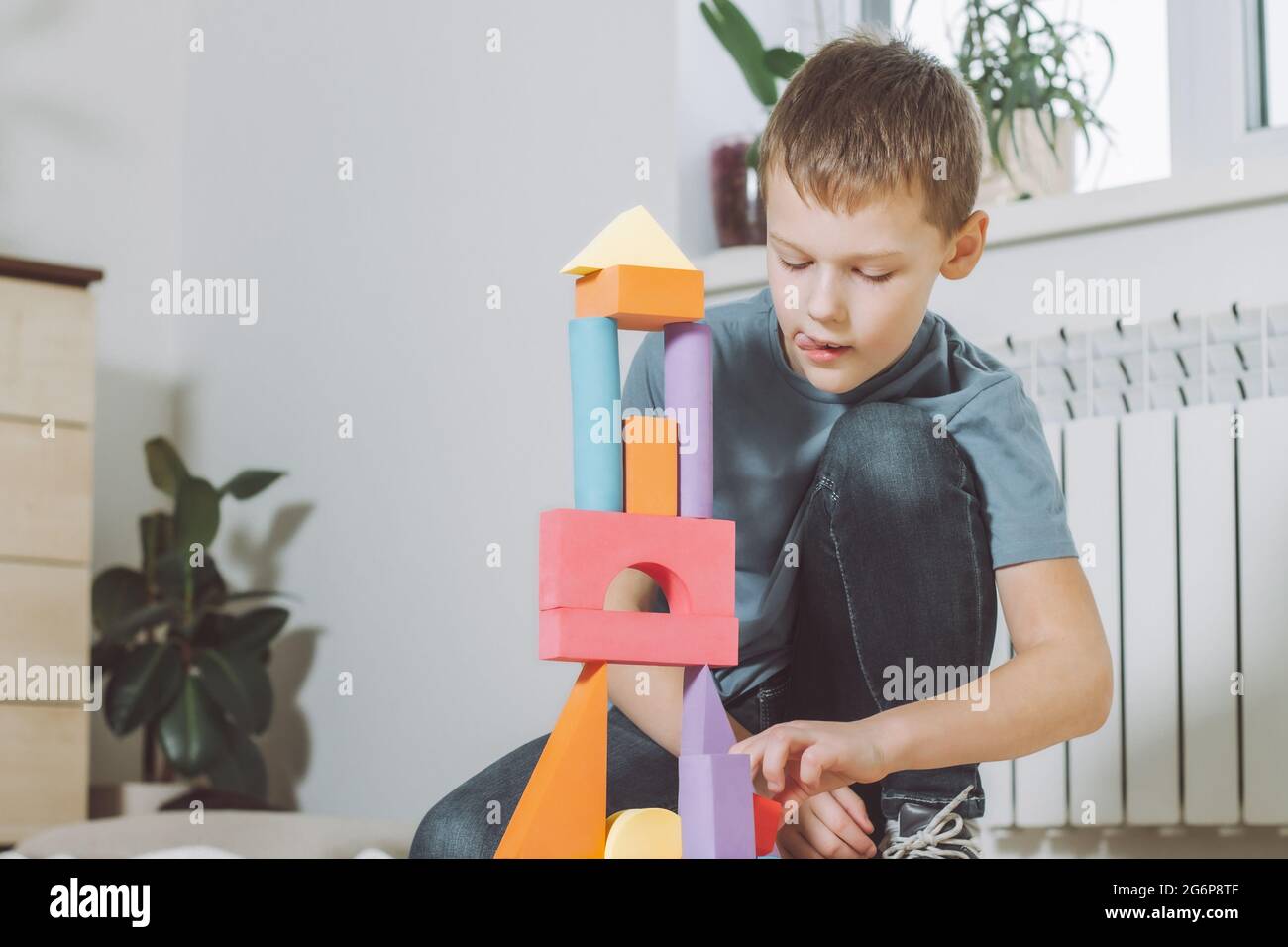 Playful geometric shapes hi-res stock photography and images - Alamy