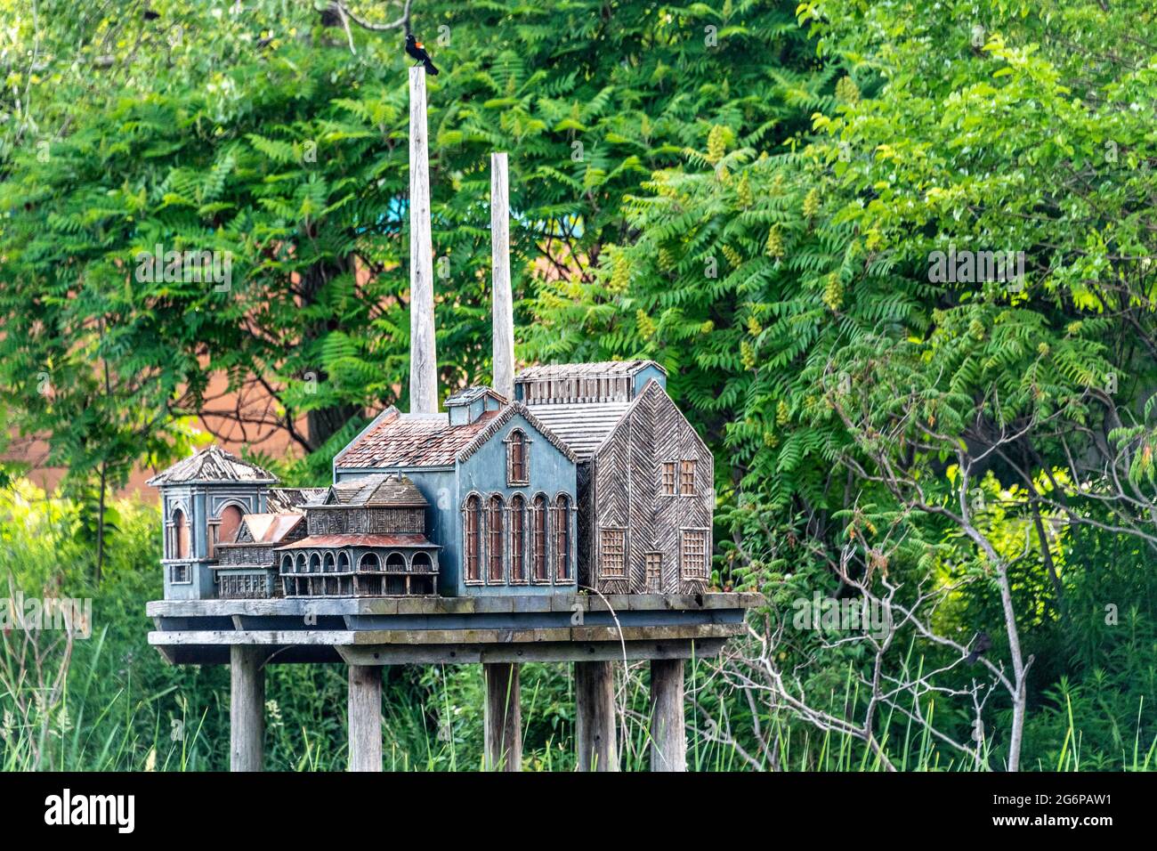 Bird house in the waterfront district, Toronto, Canada Stock Photo - Alamy