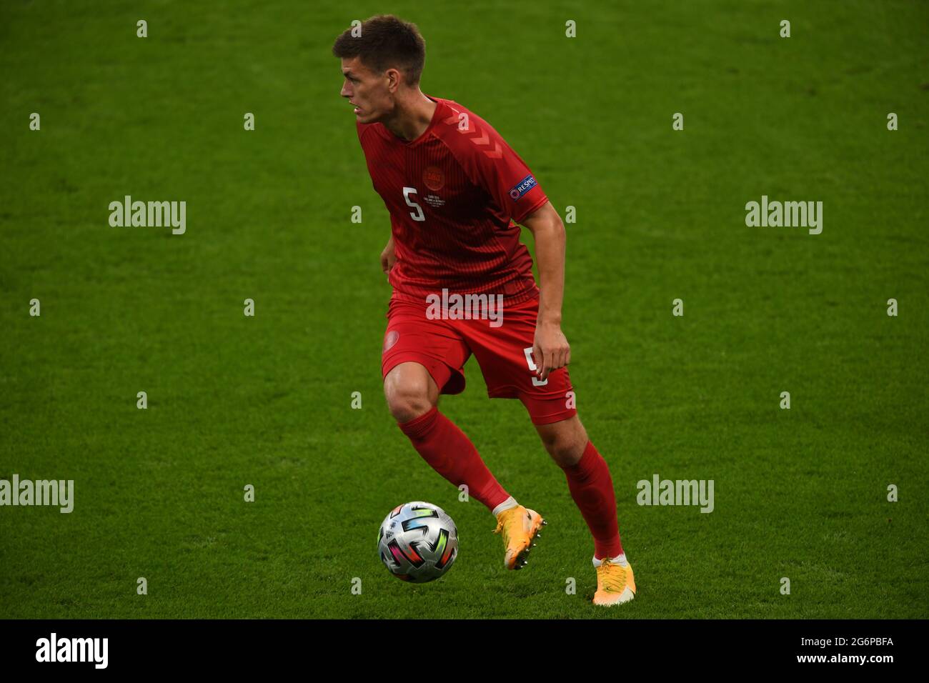 Joakim Maehle (Denmark) during the Uefa "European Championship 2020 ...