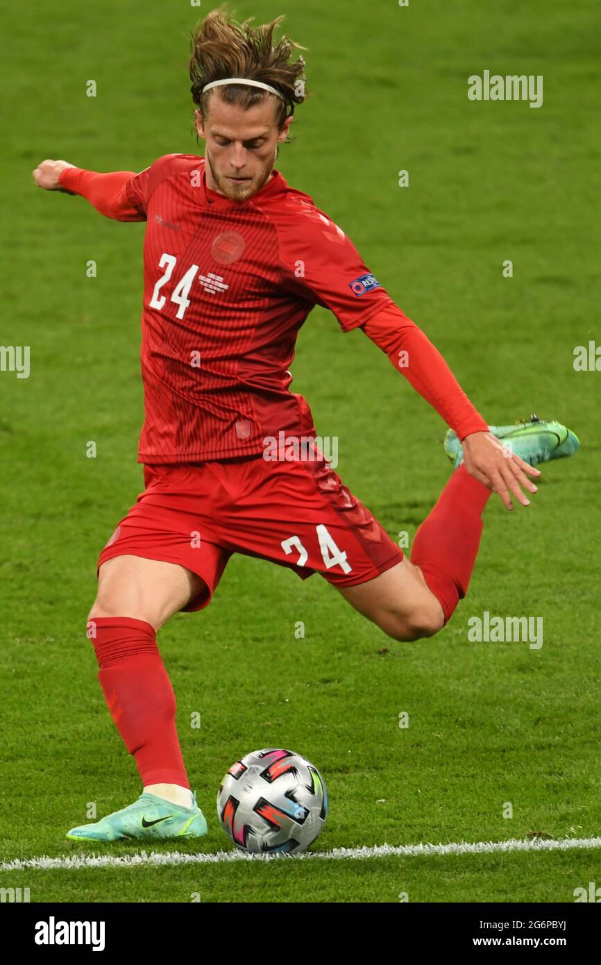 Mathias Jensen (Denmark) during the Uefa "European Championship 2020 ...