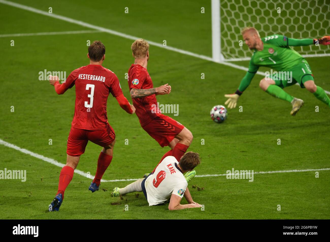 Harry Kane (England)Jannik Vestergaard (Denmark)Simon Kjaer (Denmark ...