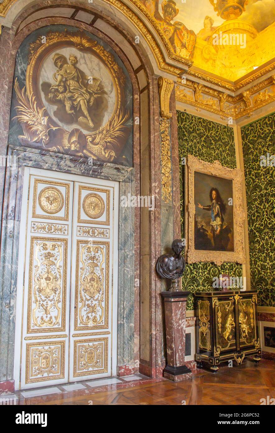 Versailles, France - July 24, 2011: Interior of the Venus Room at ...