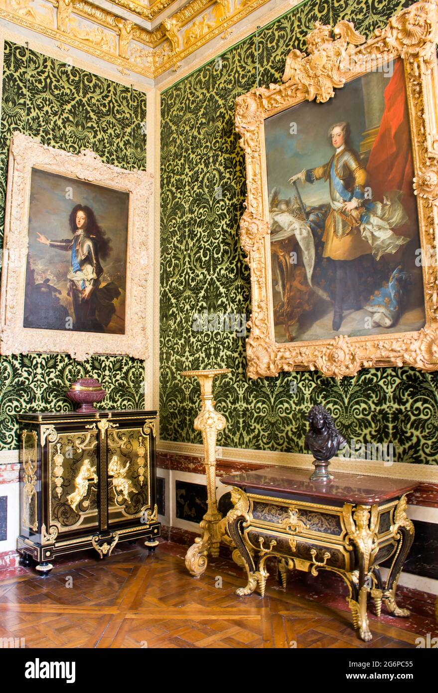 Versailles, France - July 24, 2011: Interior of the Venus Room at ...