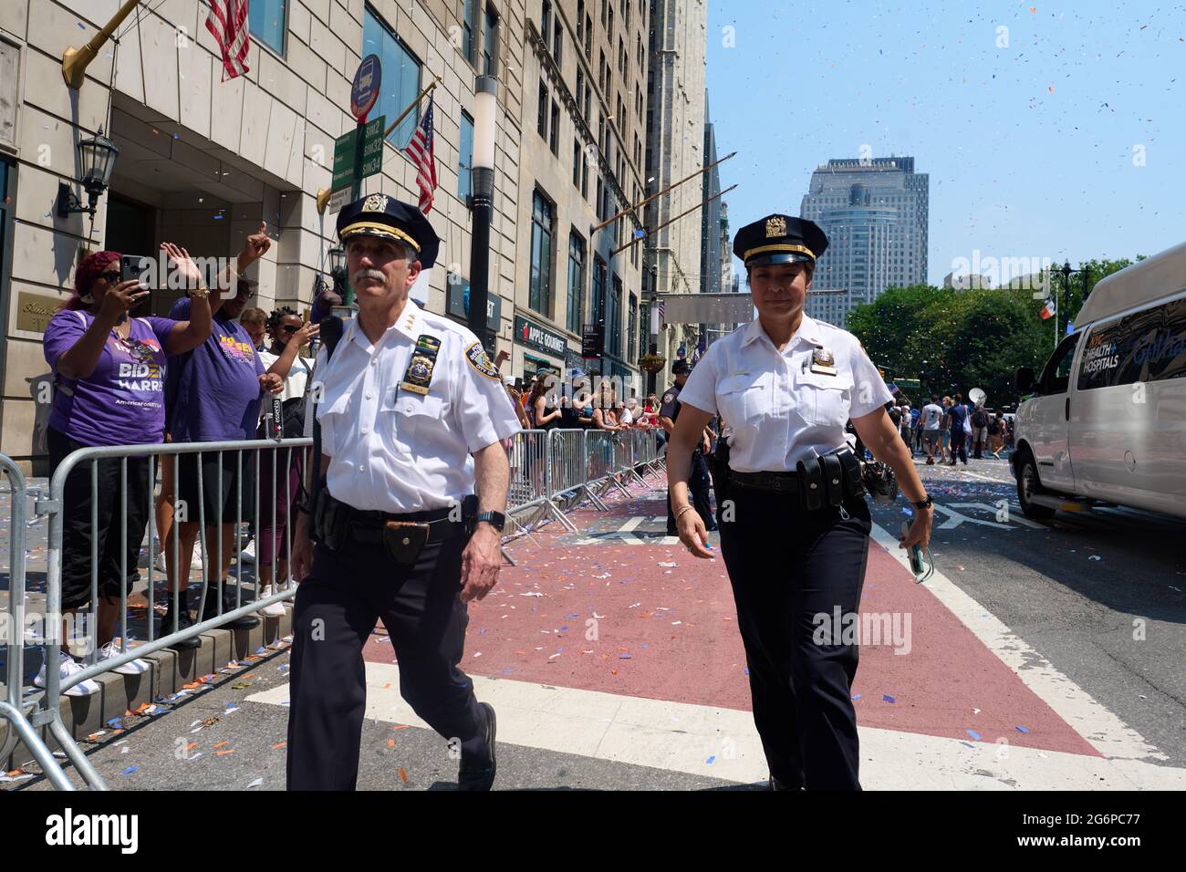 Brooklyn, New York, USA. 7th July, 2021. Hometown Heroes NYC Ticker ...