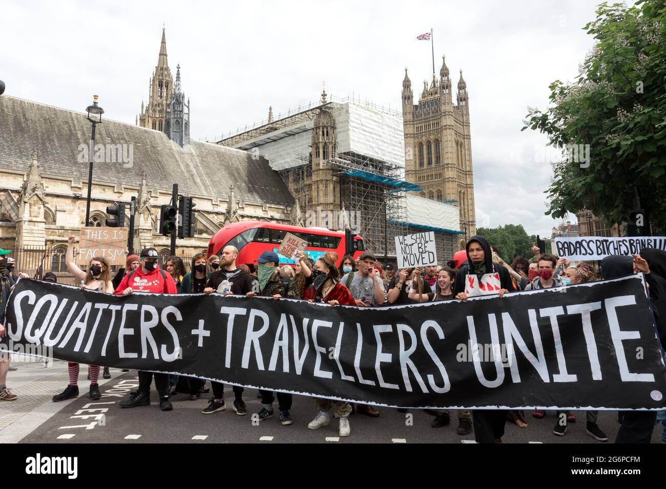 Where squatters have moved in hi-res stock photography and images - Alamy