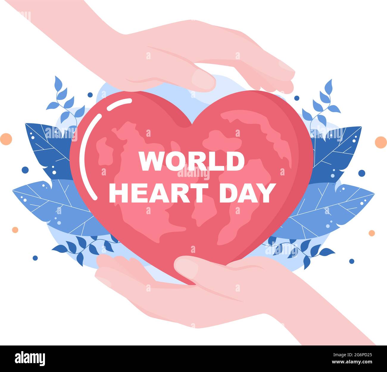 World Heart Day Illustration To Make People Aware The Importance Of ...