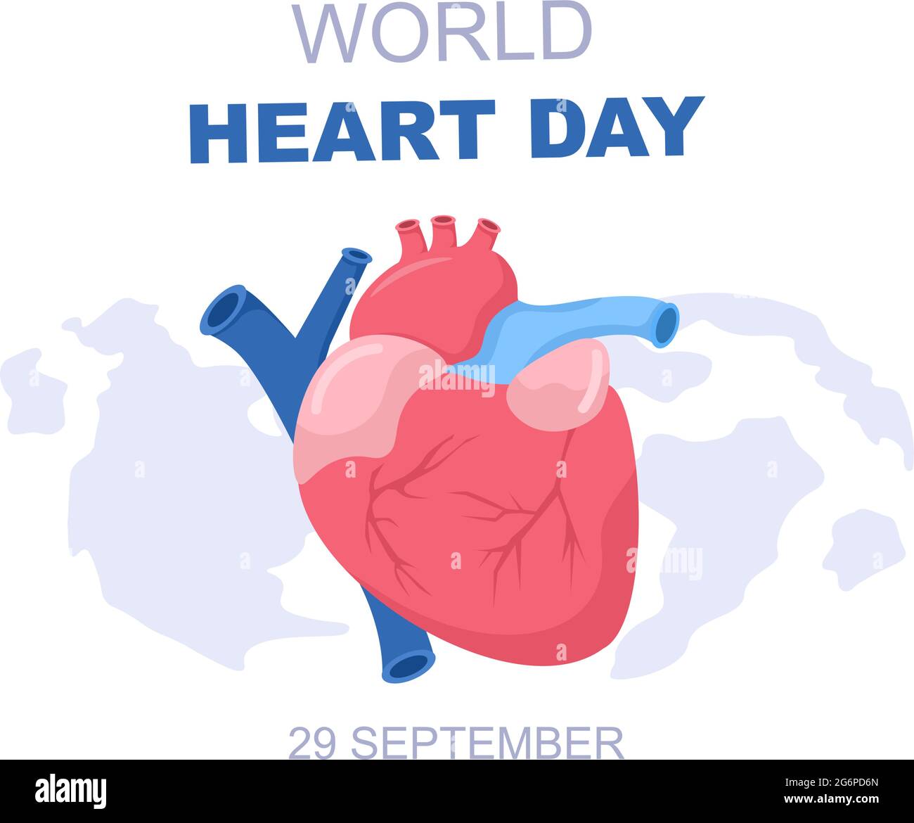 World Heart Day Illustration To Make People Aware The Importance Of ...