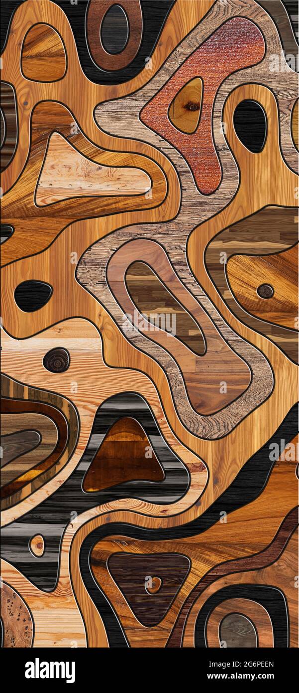amazing multiple wooden puzzle design for door and background wallpaper ...