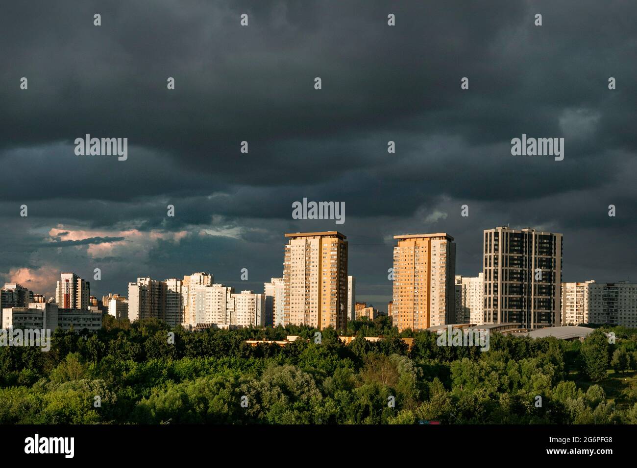Rain in Moscow, Russia Stock Photo - Alamy