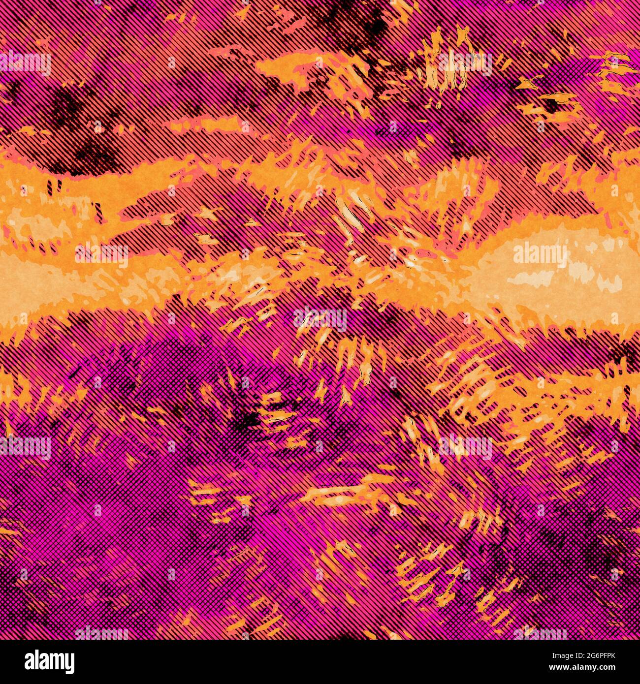 Seamless bright vivid pink and yellow pattern swatch for print Stock ...